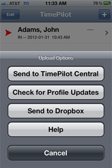 TimePilot iPhone App: Moving Profiles onto the iPhone