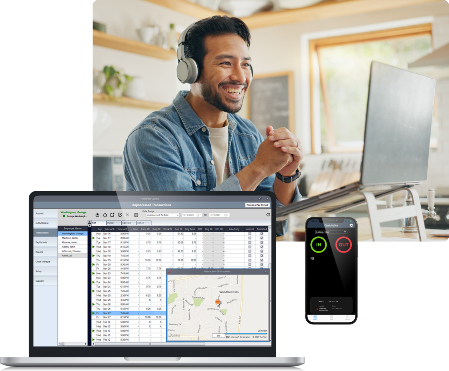 TimePilot - Weatherproof, Mobile, and Indoor Time Clocks