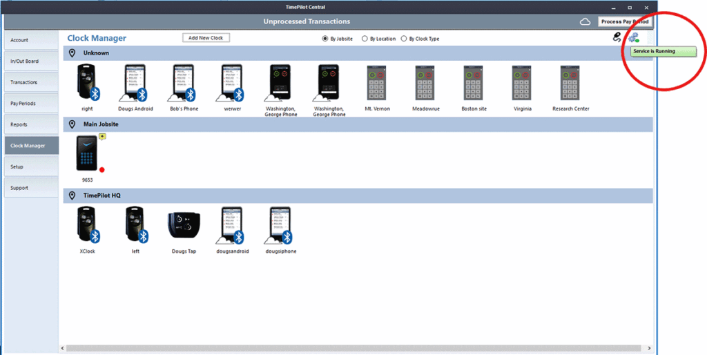 Software Details: Running TimePilot as a Service - TimePilot - Time Clocks